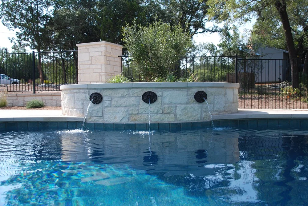 Custom Pool Water Features in Austin, TX | Johnson Custom Pools Design & Installation — Johnson ...