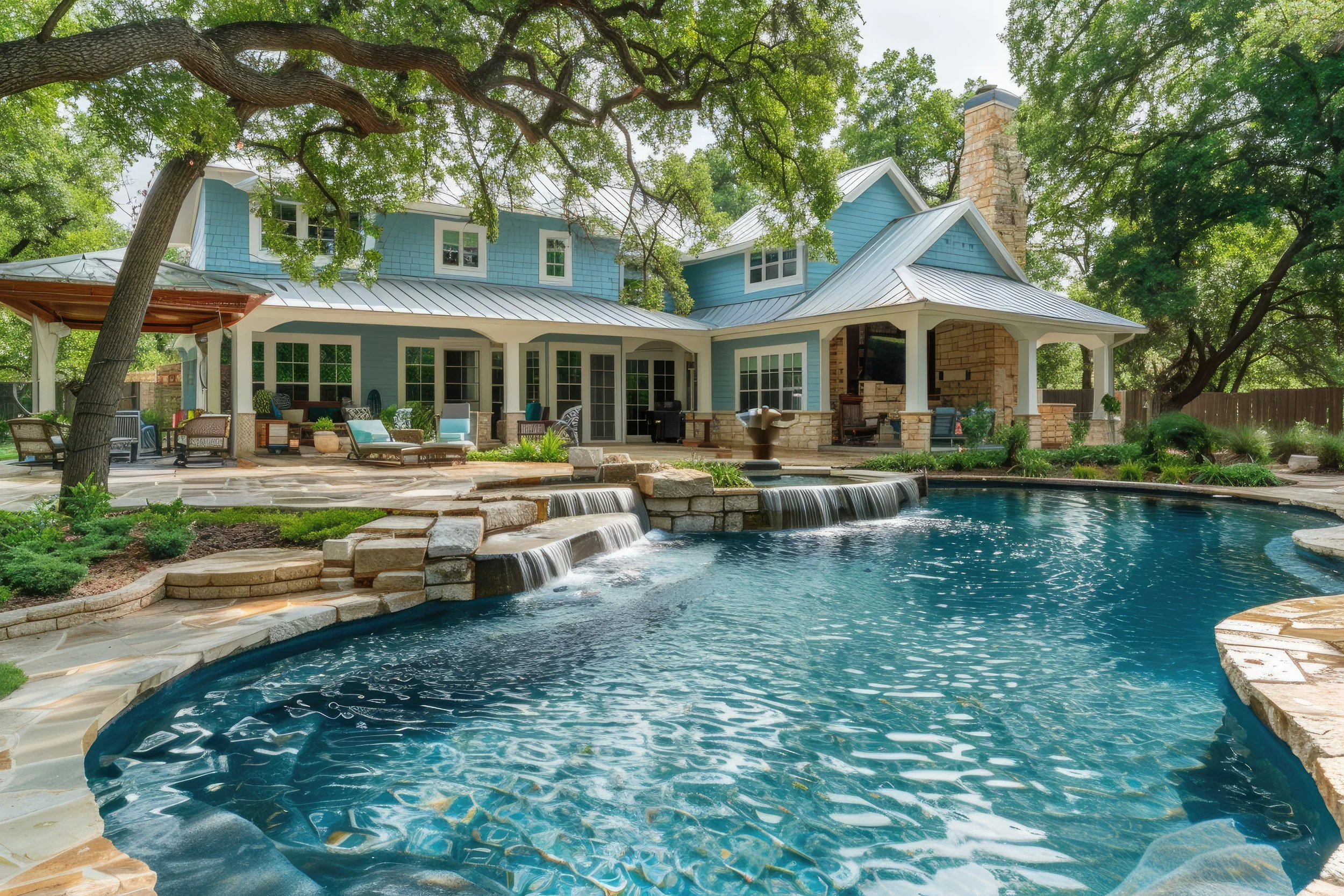 New Pool Construction Round Rock TX | Johnson Custom Pools