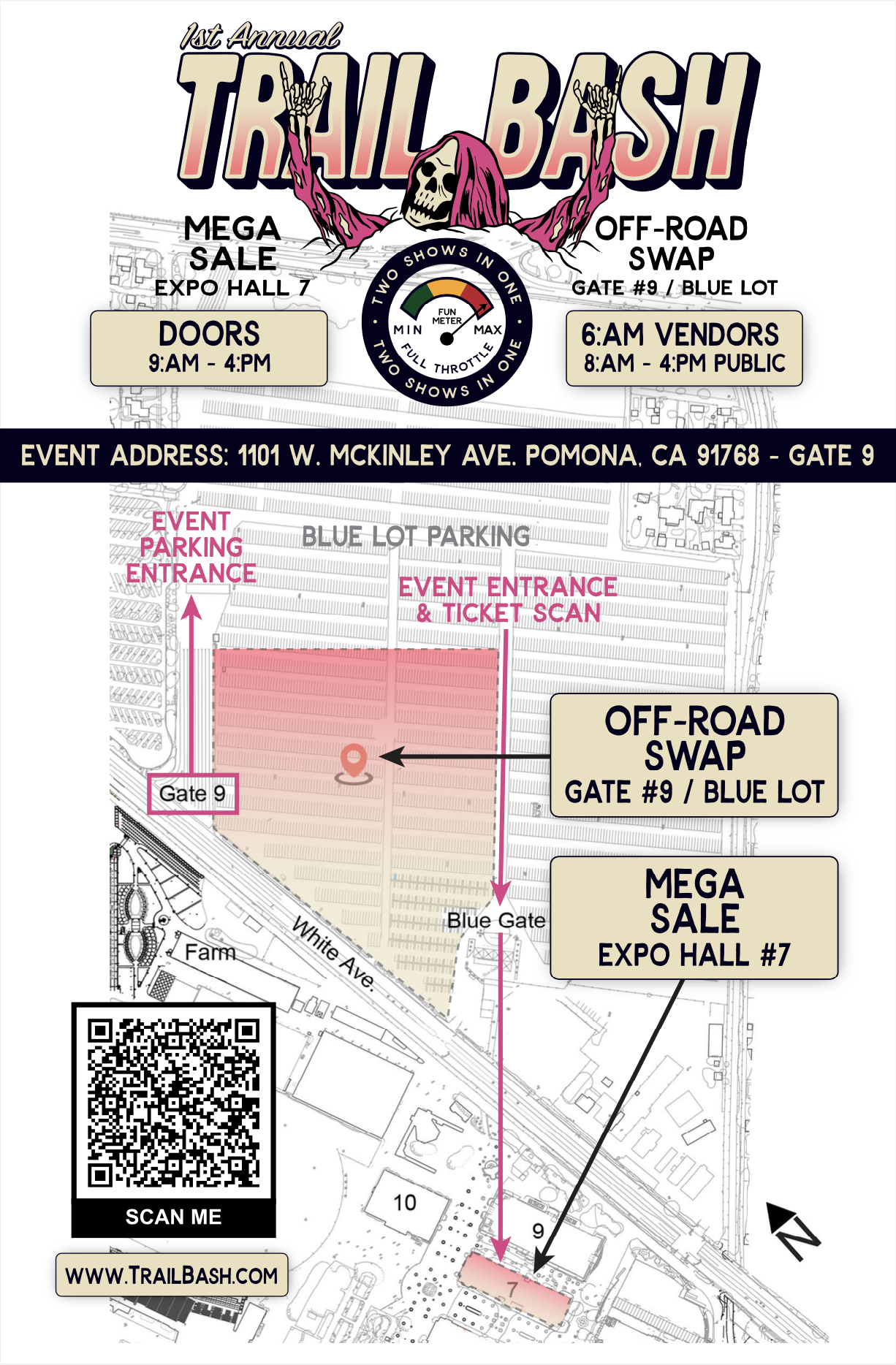 MAP — 1st Annual TRAIL BASH Enduro Mega Sale