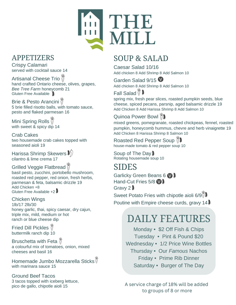 Restaurant — The Mill Restaurant & Golf Course