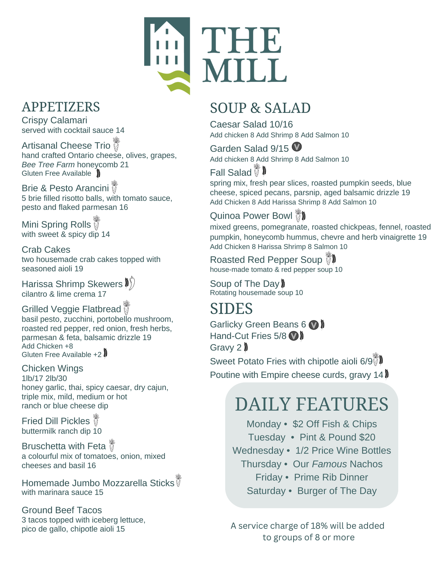 Restaurant — The Mill Restaurant & Golf Course
