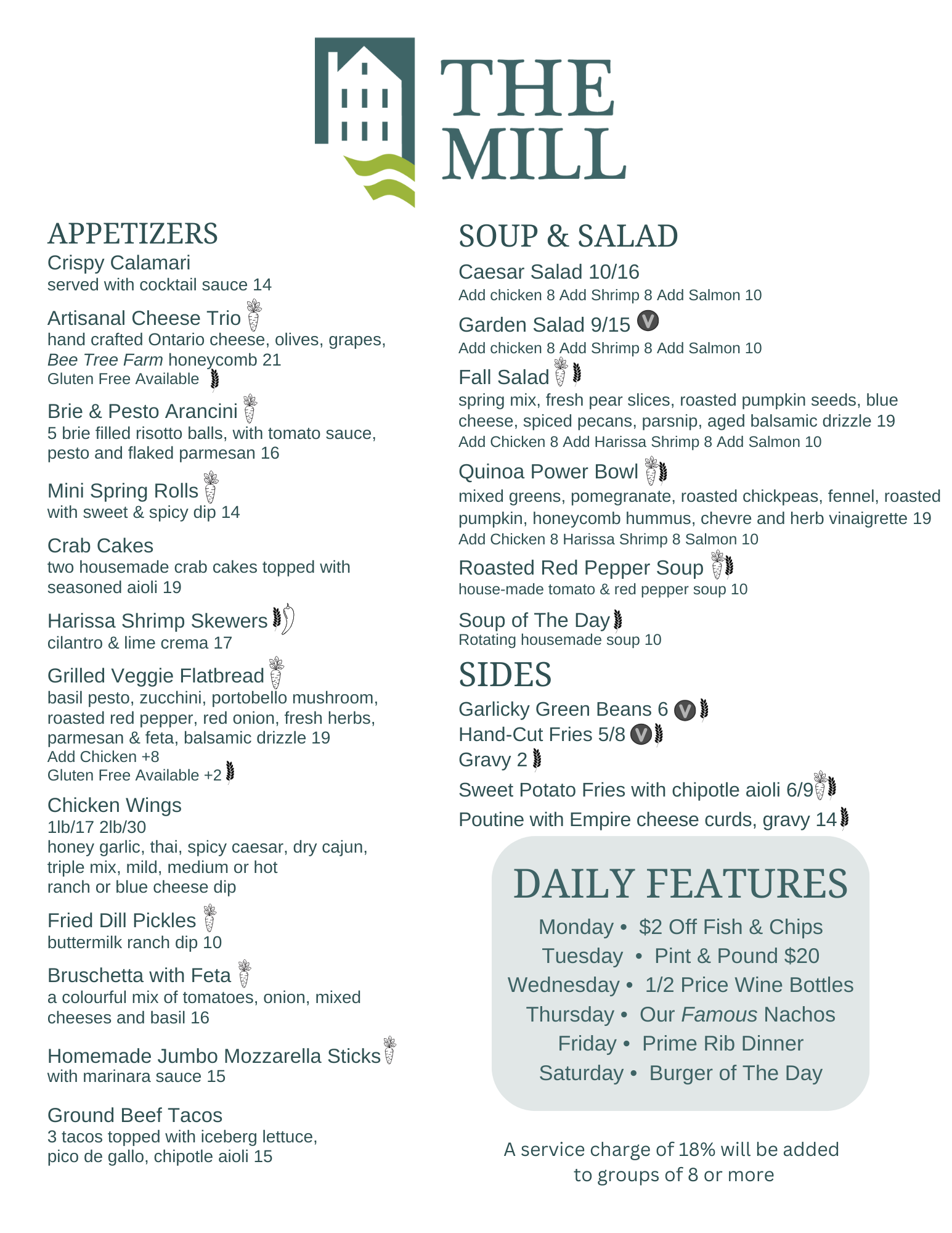 Restaurant — The Mill Restaurant & Golf Course