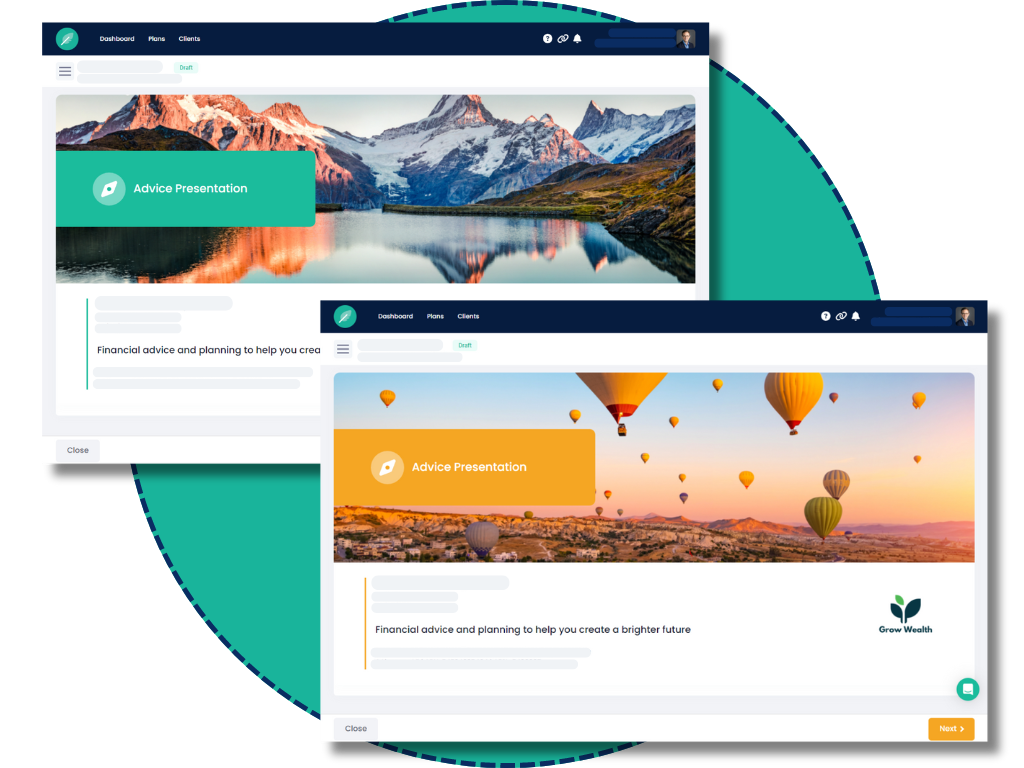 Digital Advice Presentation — Advice Designer