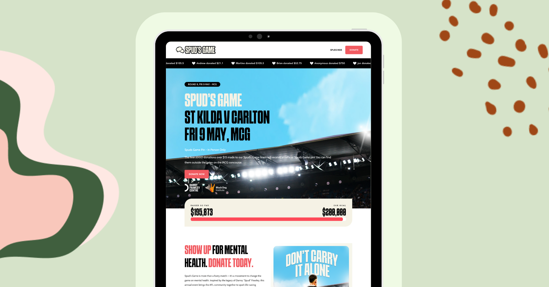 How Black Dog Institute raised nearly $200,000 in 48 hours - Spud’s ...