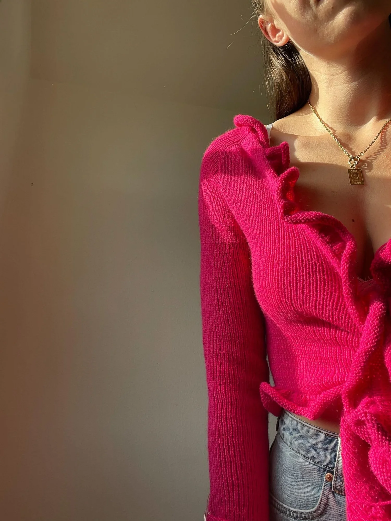 Ruffle Cardigan — OONIQUE STUDIO