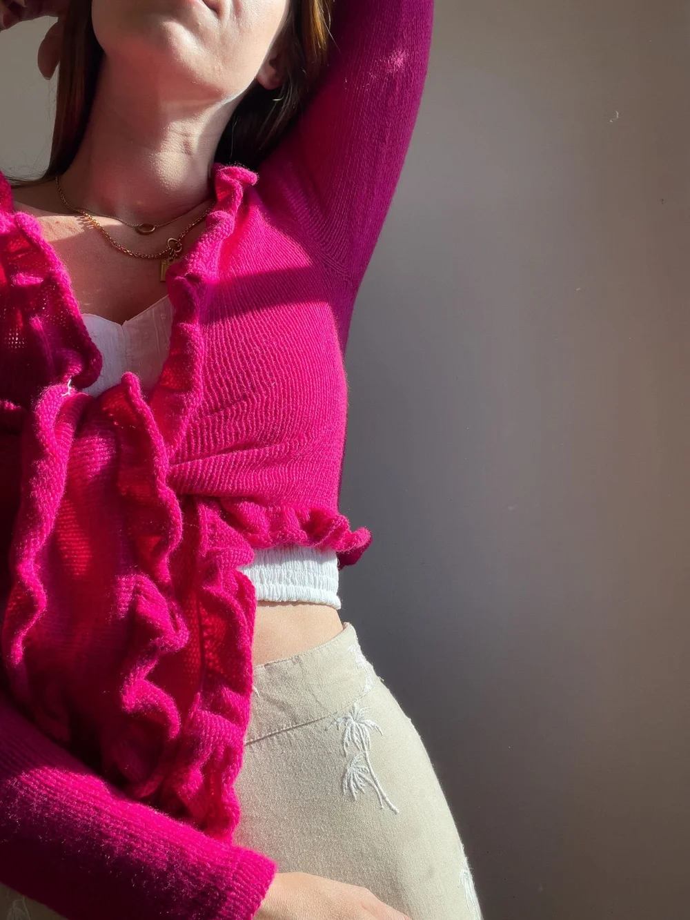 Ruffle Cardigan — OONIQUE STUDIO
