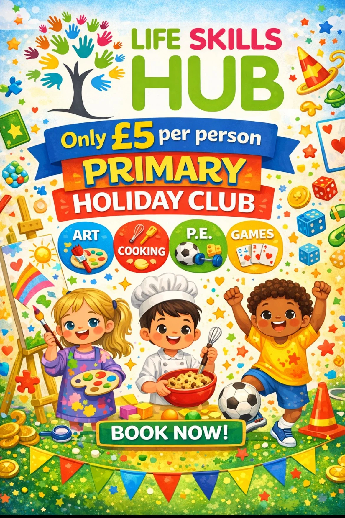 Holiday Club - Wednesday 27th May 2026 - 10am-2pm (£5 per person ...