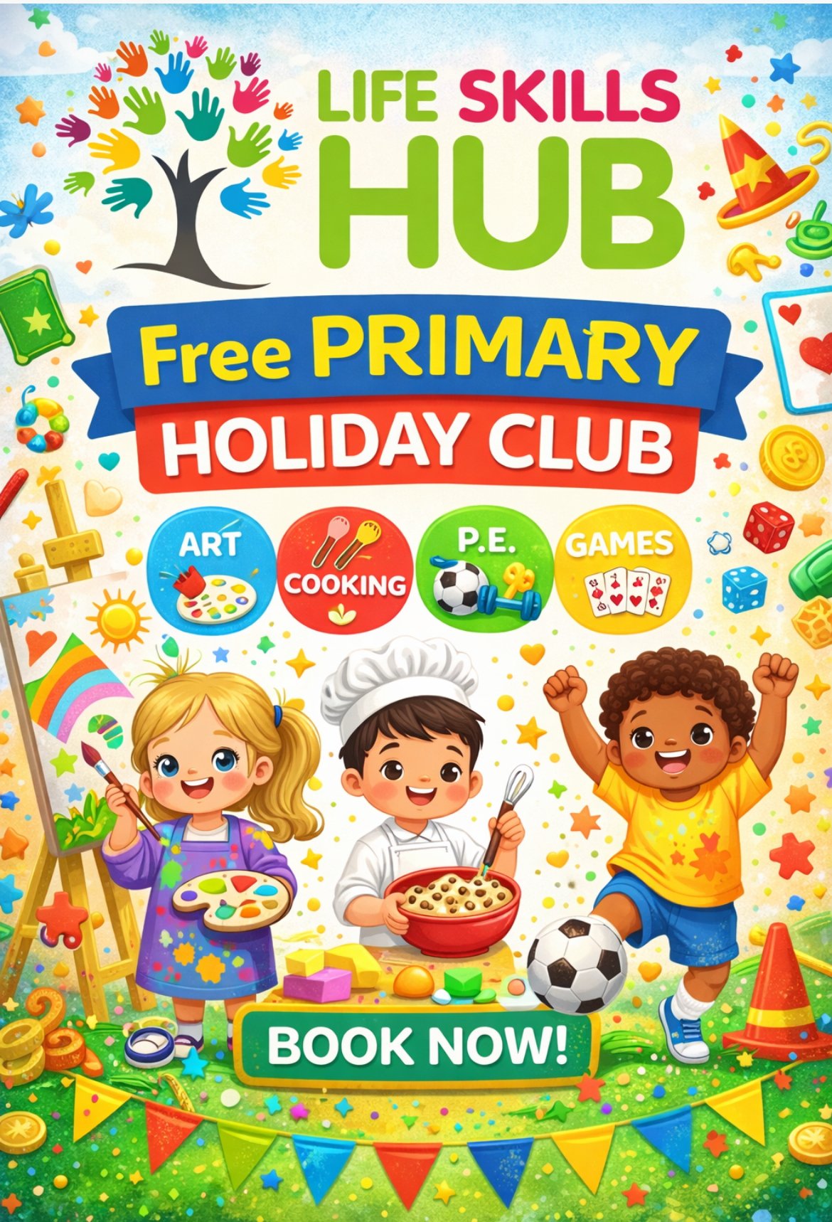 Holiday Club - Primary age (FREE) - Thursday 30th July 2026 - 10am-2pm ...