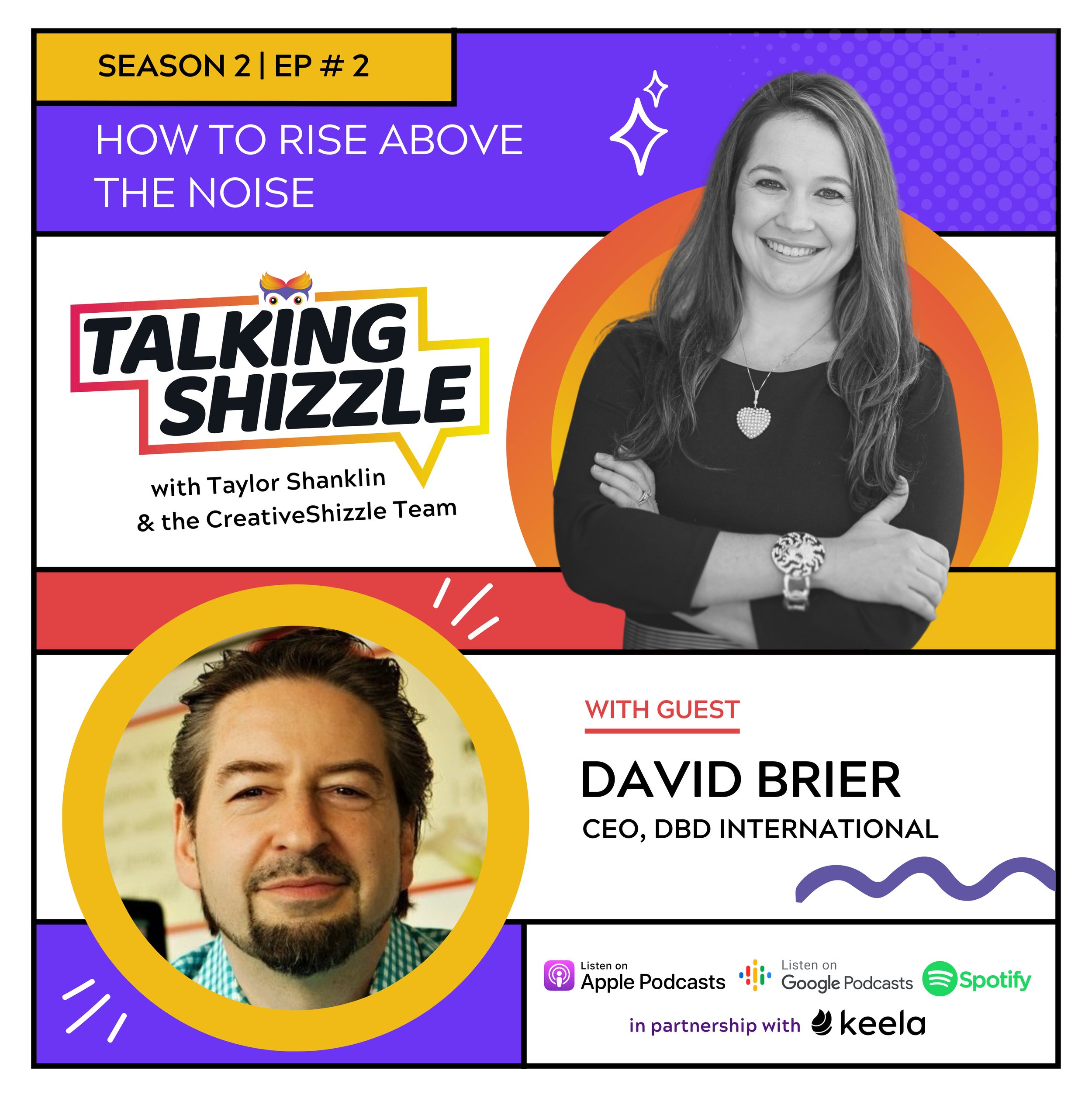 How To Rise Above The Noise with David Brier — Creative Shizzle