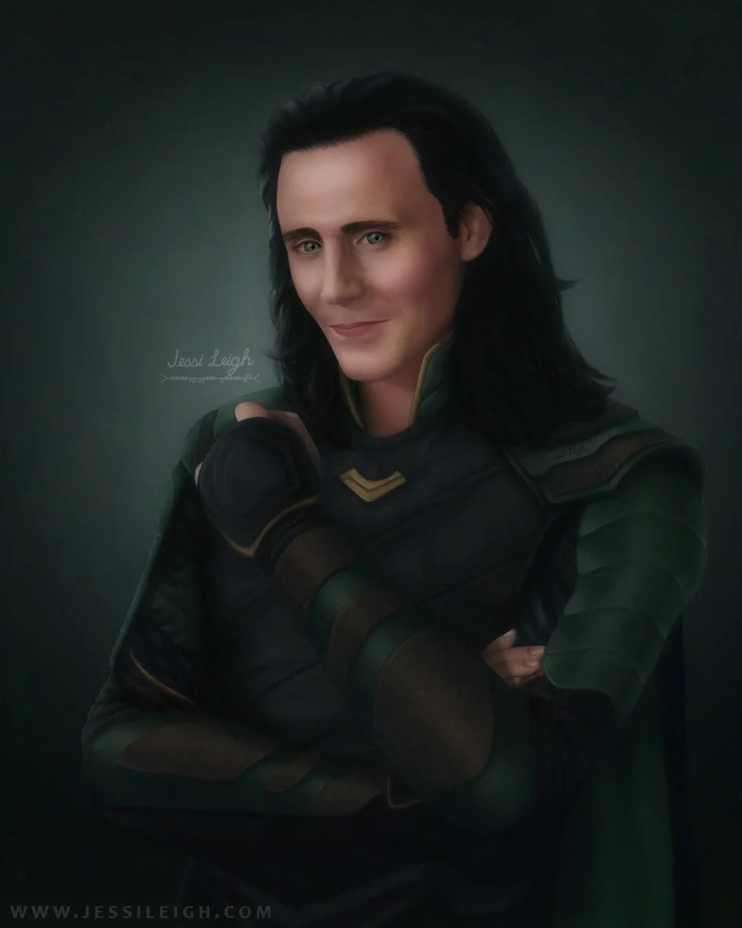 Loki Ragnarok Portrait — Jessi Leigh's Art Portfolio