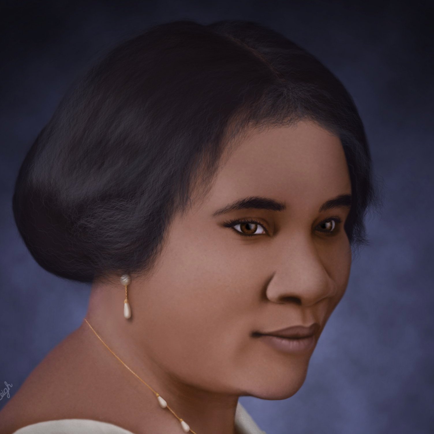 Madam C.J. Walker Portrait — Jessi Leigh Art Portfolio