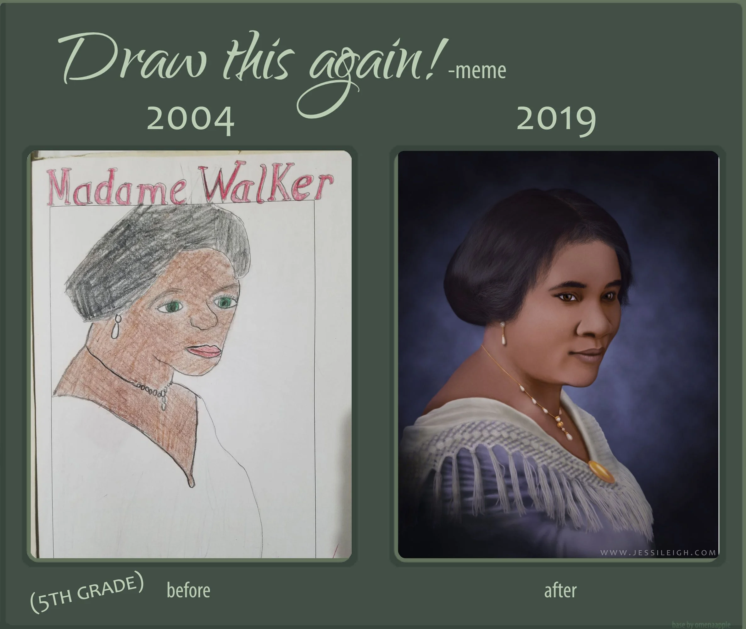 Madam C.J. Walker Portrait — Jessi Leigh's Art Portfolio