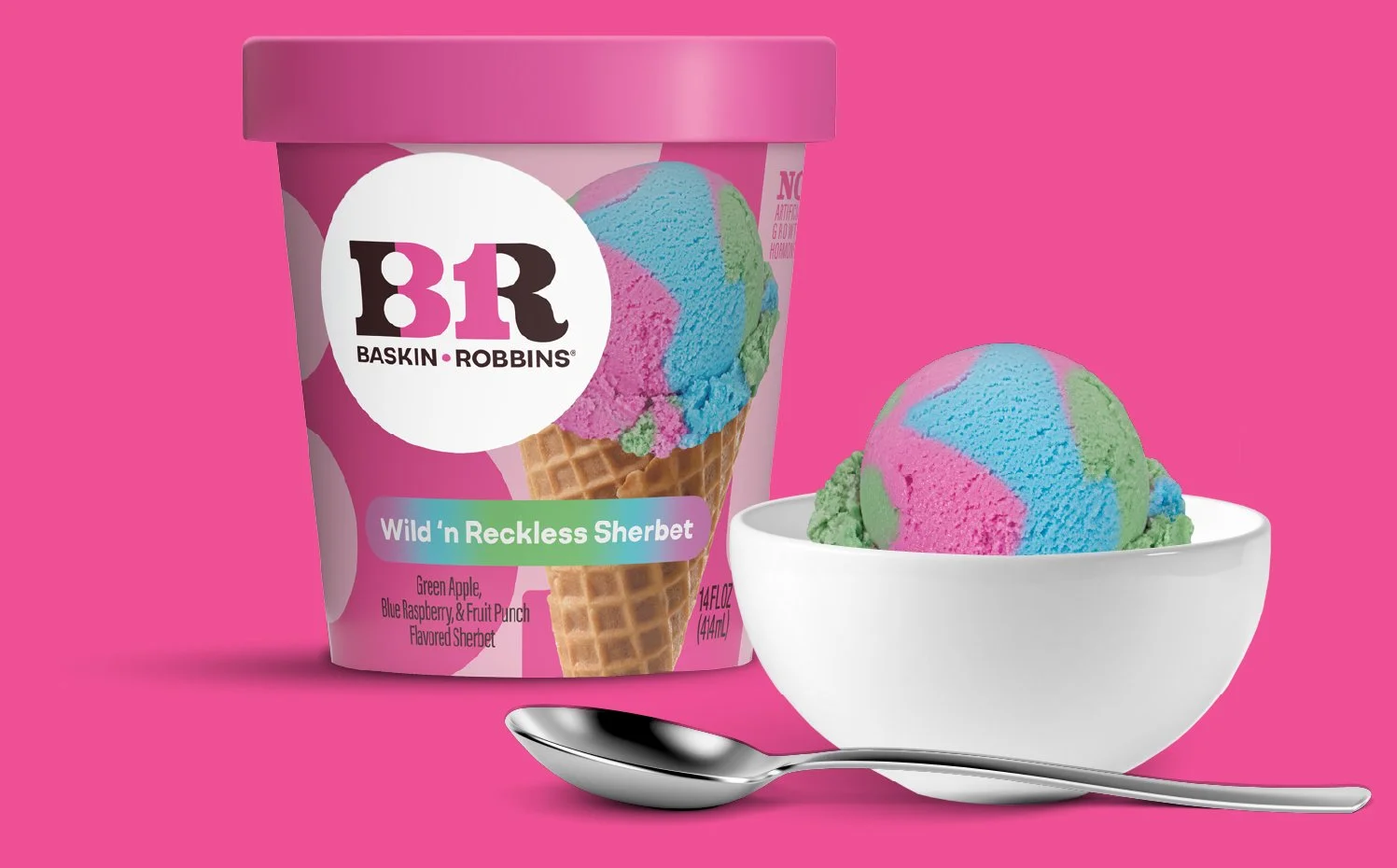 Flavor Page Wild ‘n Reckless Sherbet — BaskinRobbinsatHome