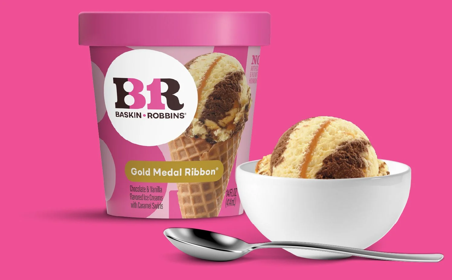 Flavor Page Gold Medal Ribbon Ice Cream — BaskinRobbinsatHome