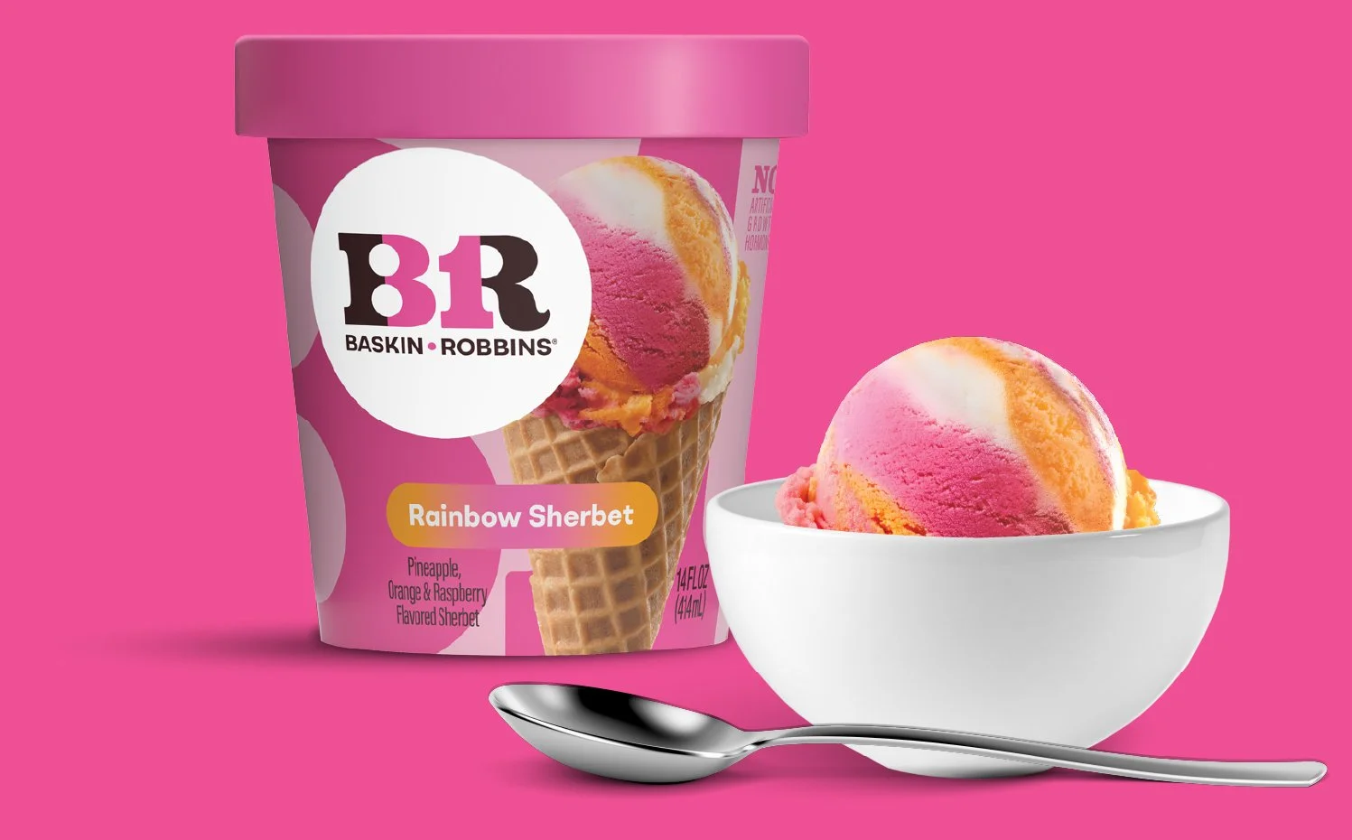 Flavor Page Rainbow Sherbet BaskinRobbinsatHome Flavor Page Rainbow Sherbet BaskinRobbinsatHome