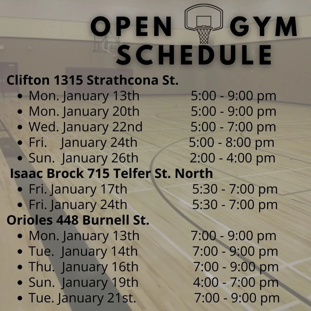 OPEN GYM — Valour Community Centre
