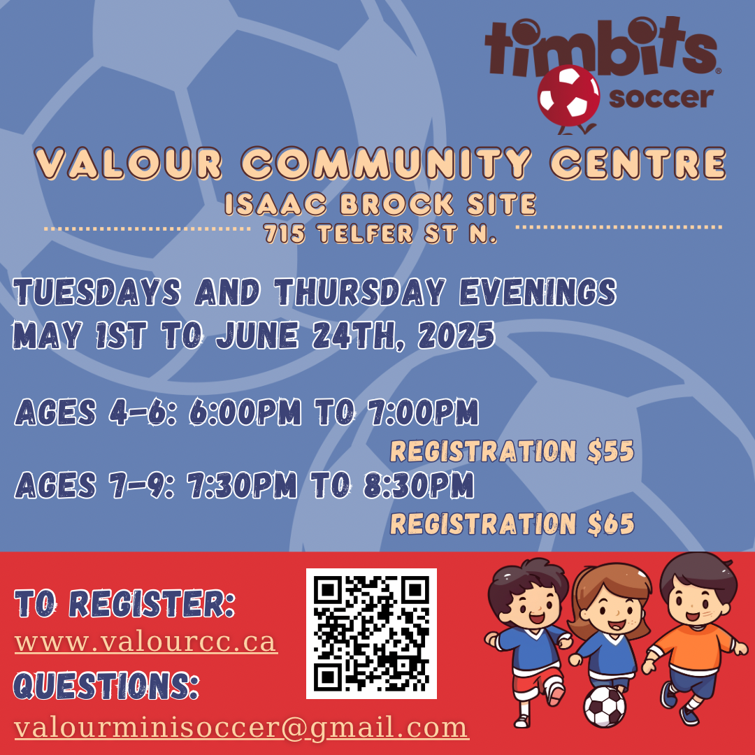 MINI SOCCER — Valour Community Centre