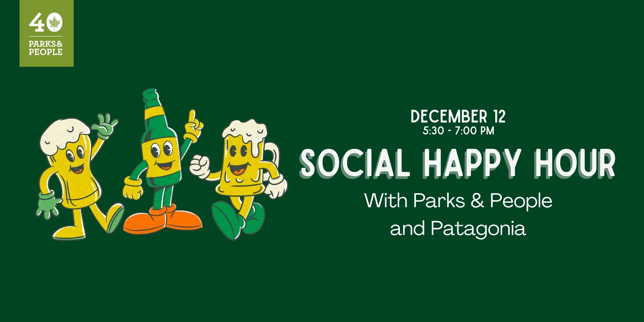 Social Happy Hour with Parks and People and Patagonia — Parks & People