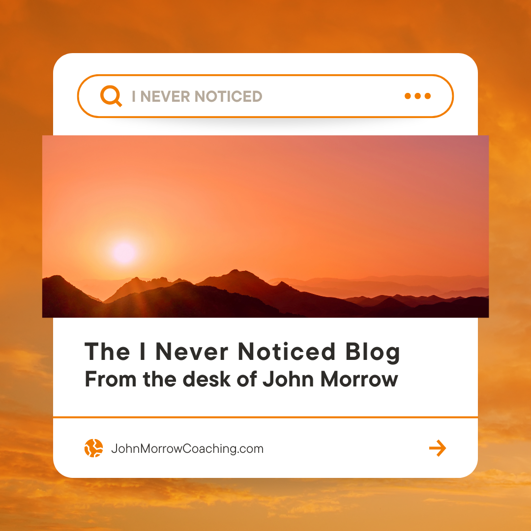 Blog 3 — John Morrow Coaching
