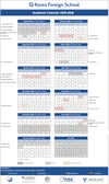 Academic Calendar — Korea Foreign School