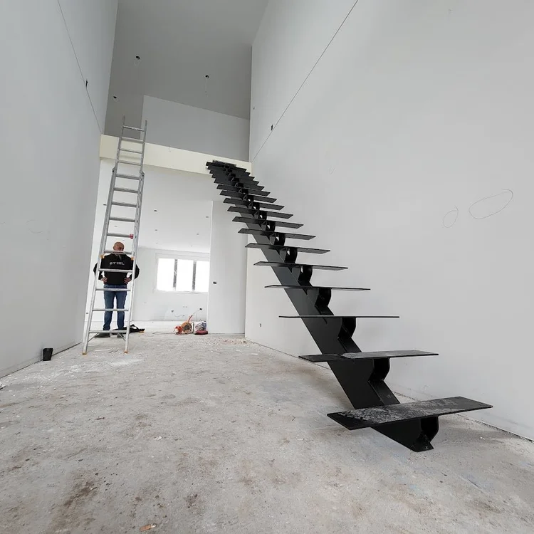 Steel Mono Single Stringer Stairs — Steel Stairs Group