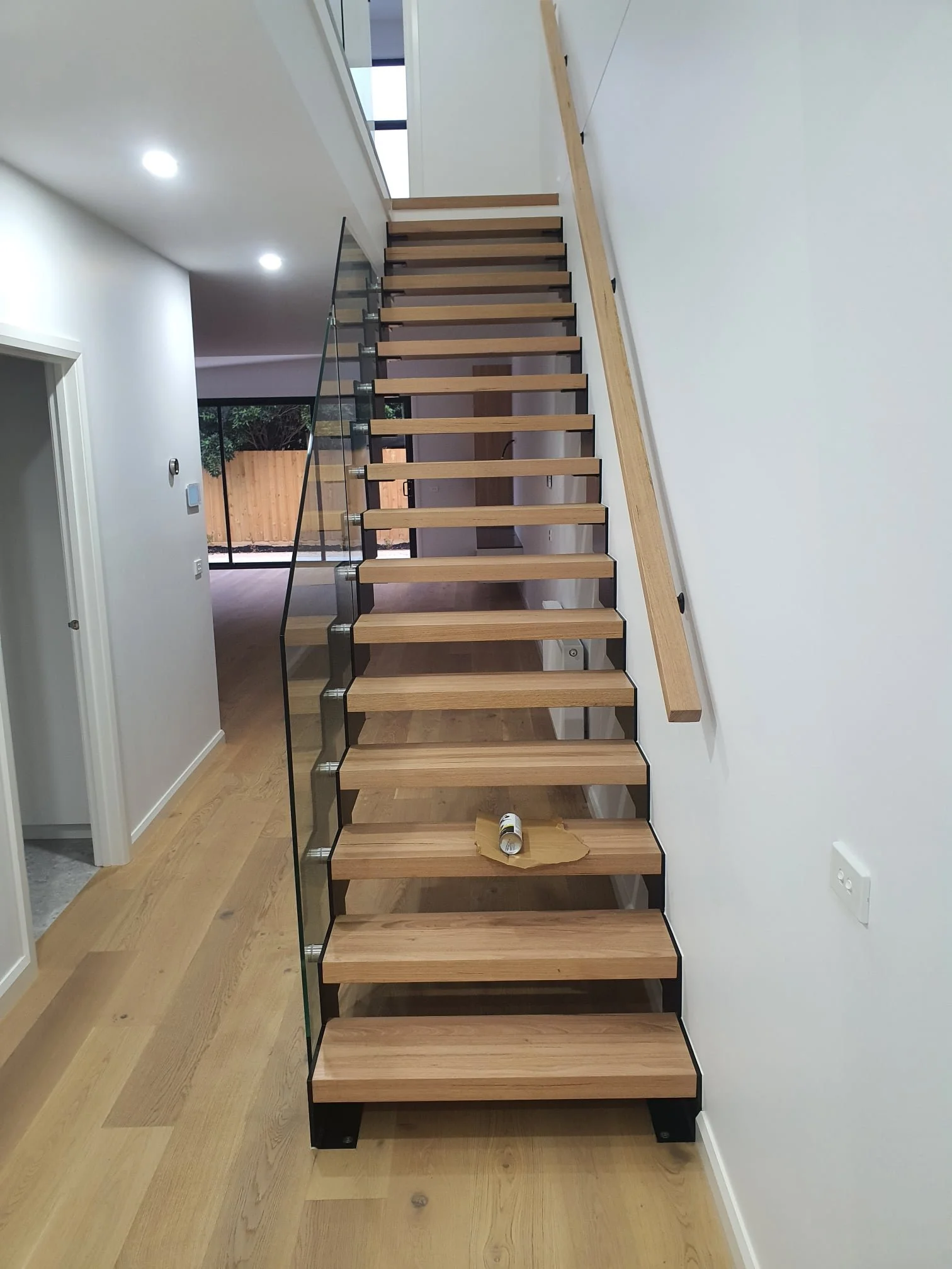 Double Stringer Steel Stairs with Zigzag Spine — Steel Stairs Group