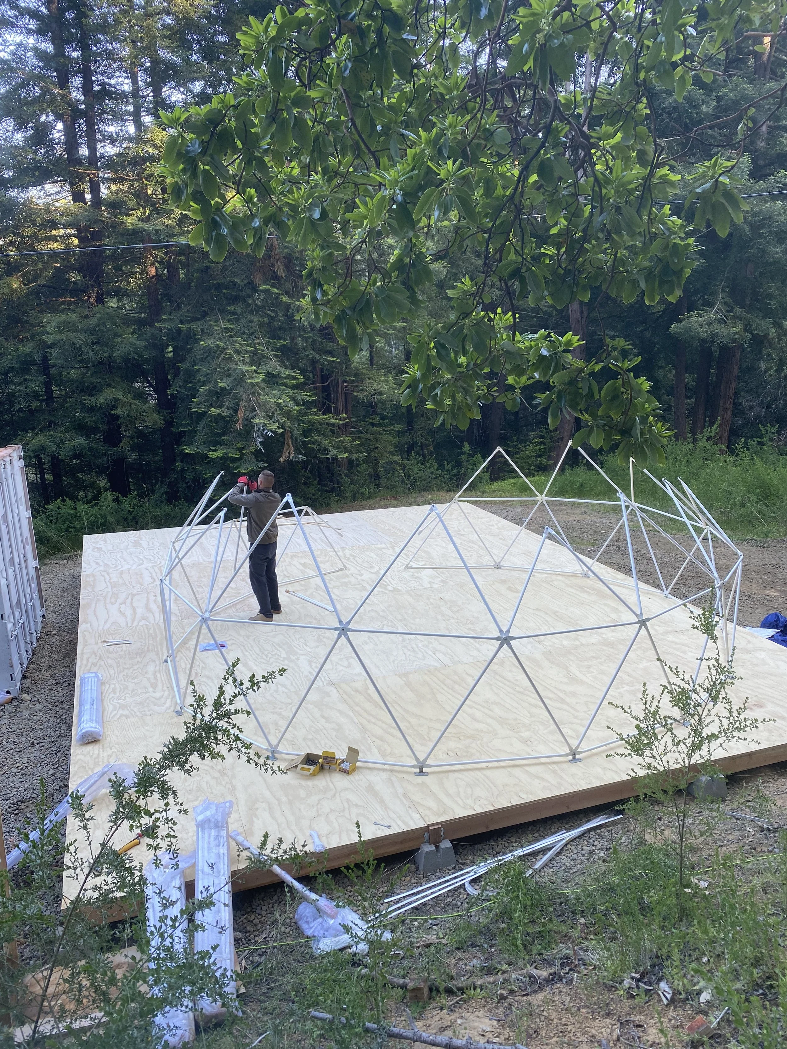 10 Steps to Build an Outdoor Geodesic Dome — Tanari Earth
