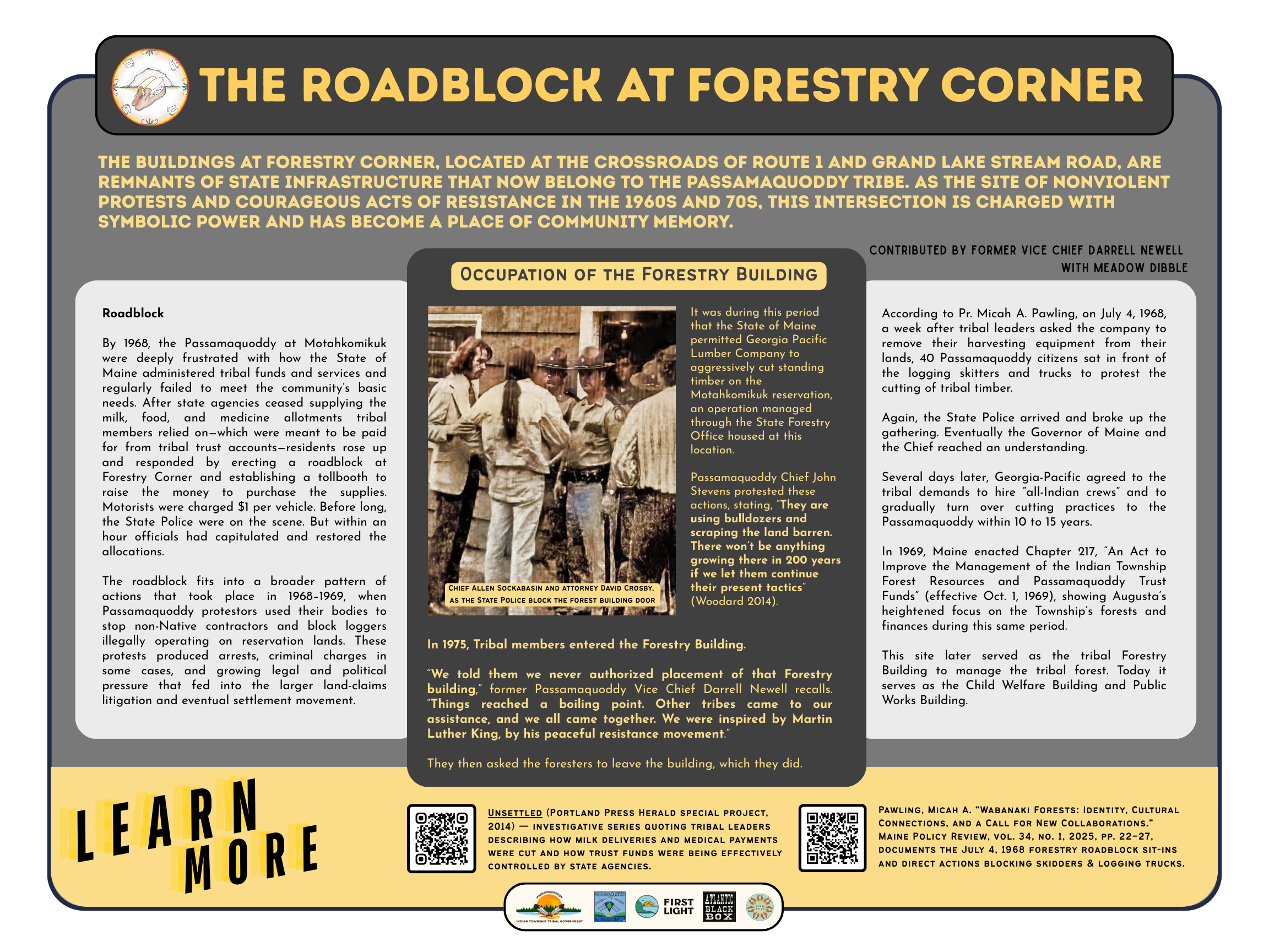 The Roadblock at Forestry Corner — The Walks for Historical ...