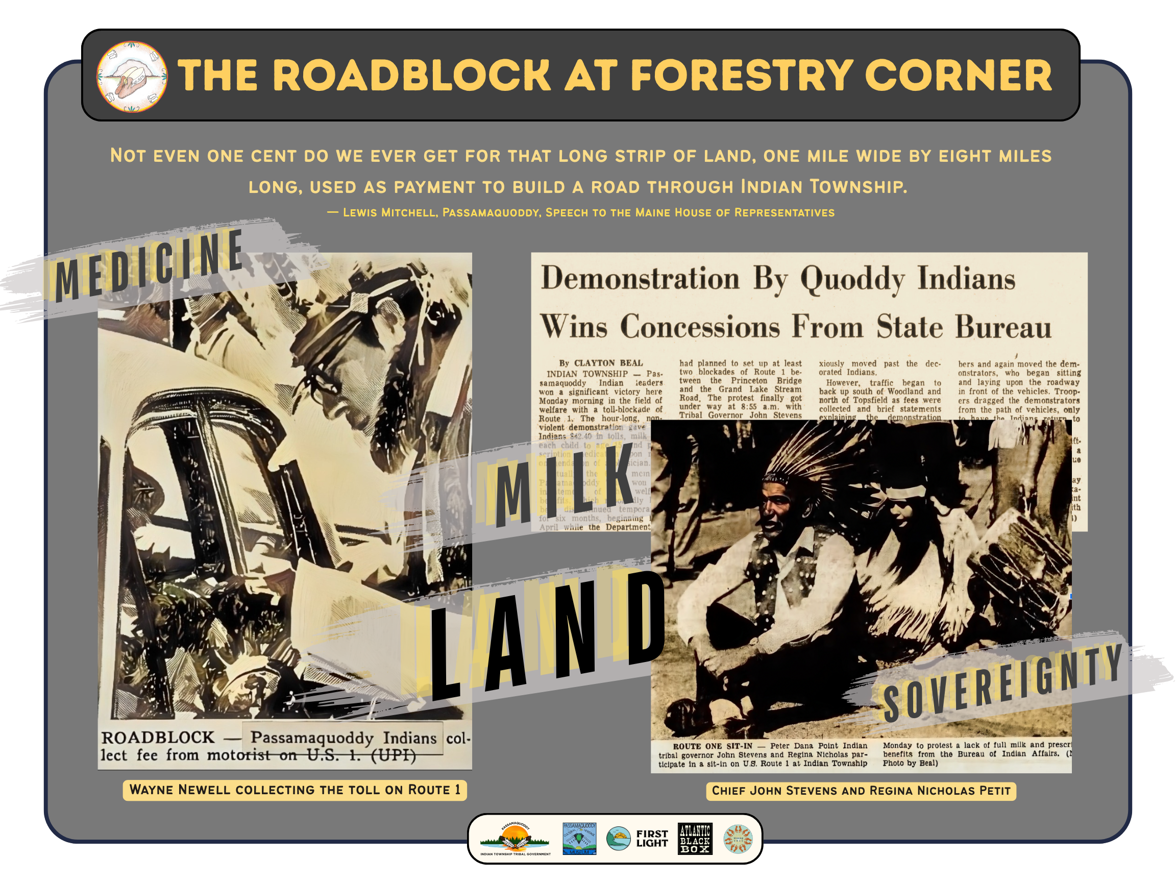 The Roadblock at Forestry Corner — The Walks for Historical ...