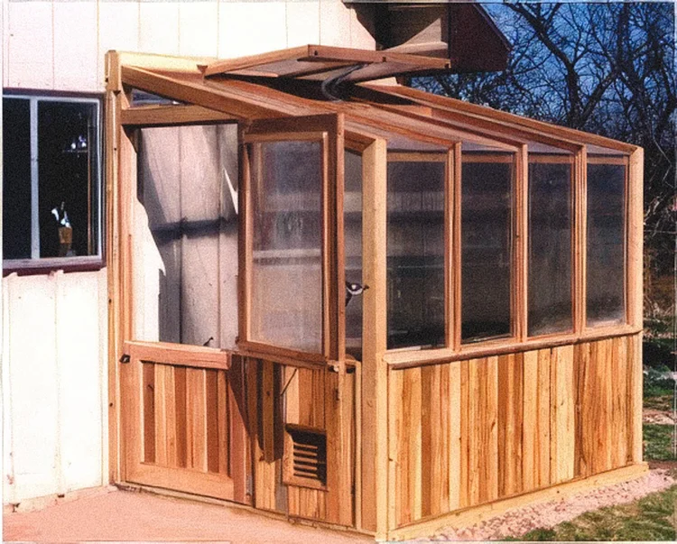 12' Wide Cedar Wood Greenhouse Kits | Grandeur for Your Garden — Cedar ...