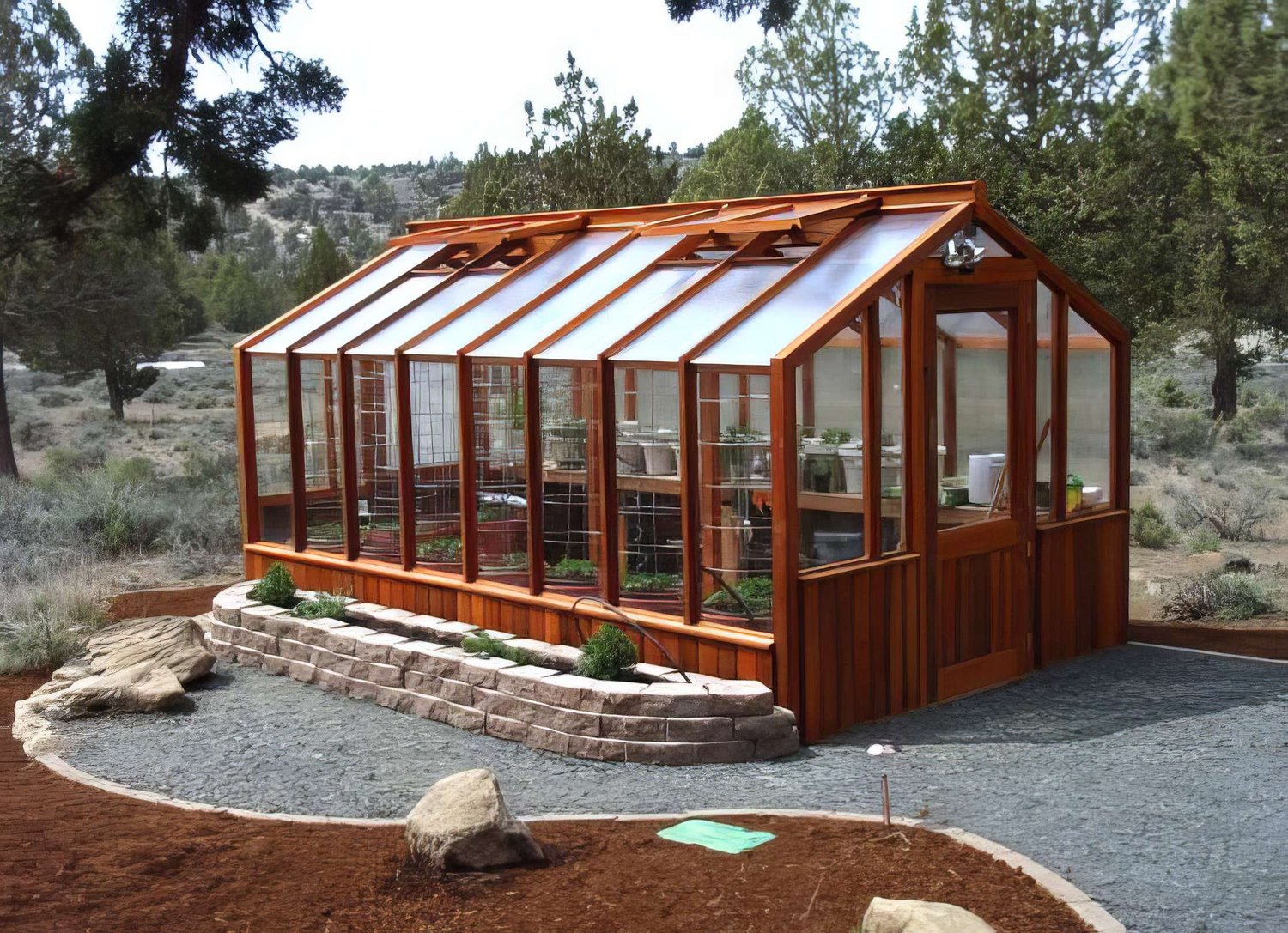 Basewall Options for Your Wooden Greenhouse — Cedar-Built Greenhouses