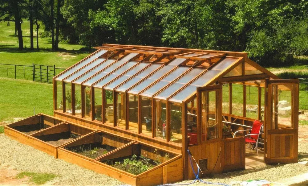 Insulation & Cedar Siding Options | Cedar-Built Greenhouses — Cedar ...
