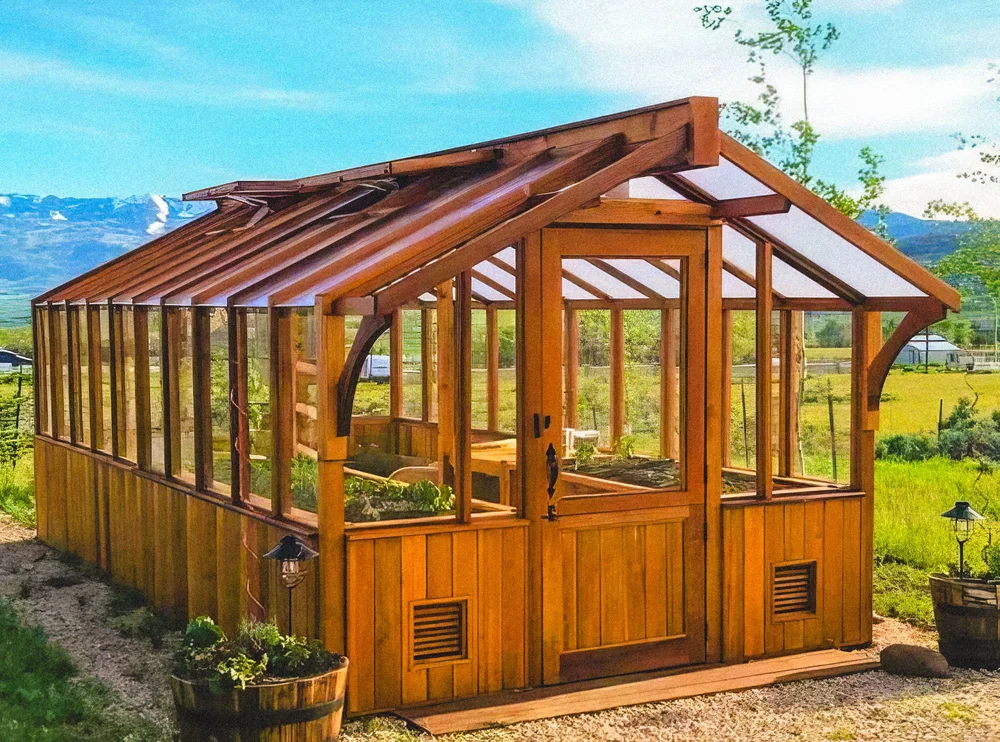 DIY Wooden Greenhouse Kits For Sale | Cedar-Built Greenhouses