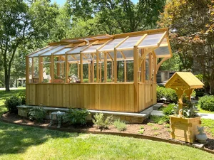 Greenhouse Options and Customization | Cedar-Built Greenhouses — Cedar ...