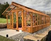 10' Wide Cedar Greenhouse Kits | Cedar-Built Greenhouses — Cedar-Built ...