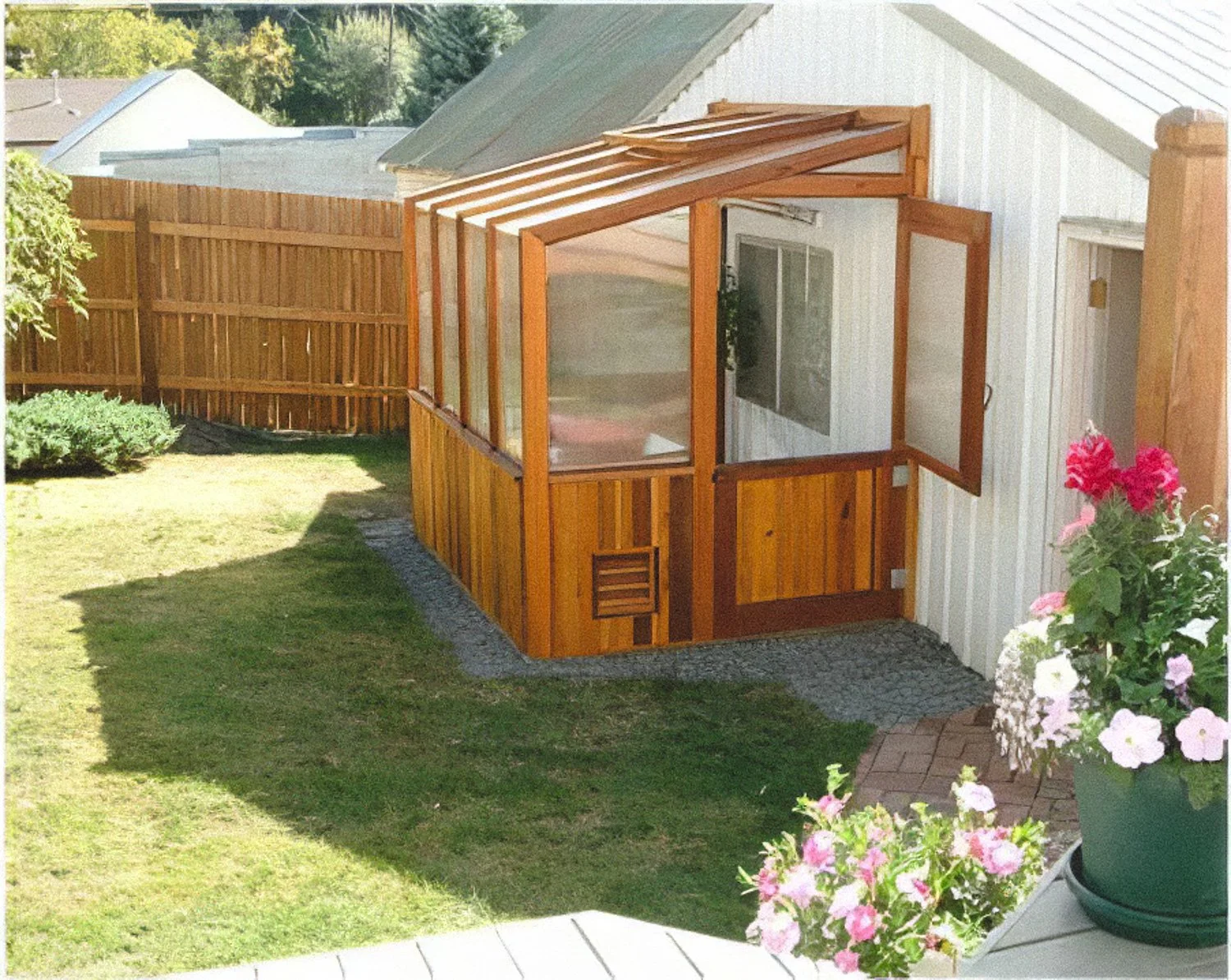 12' Wide Cedar Wood Greenhouse Kits | Grandeur for Your Garden — Cedar ...