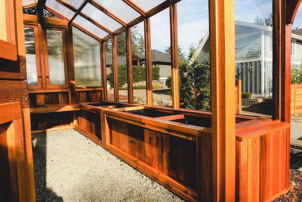 8' Greenhouse Photo Gallery | Cedar-Built Greenhouses — Cedar-Built ...