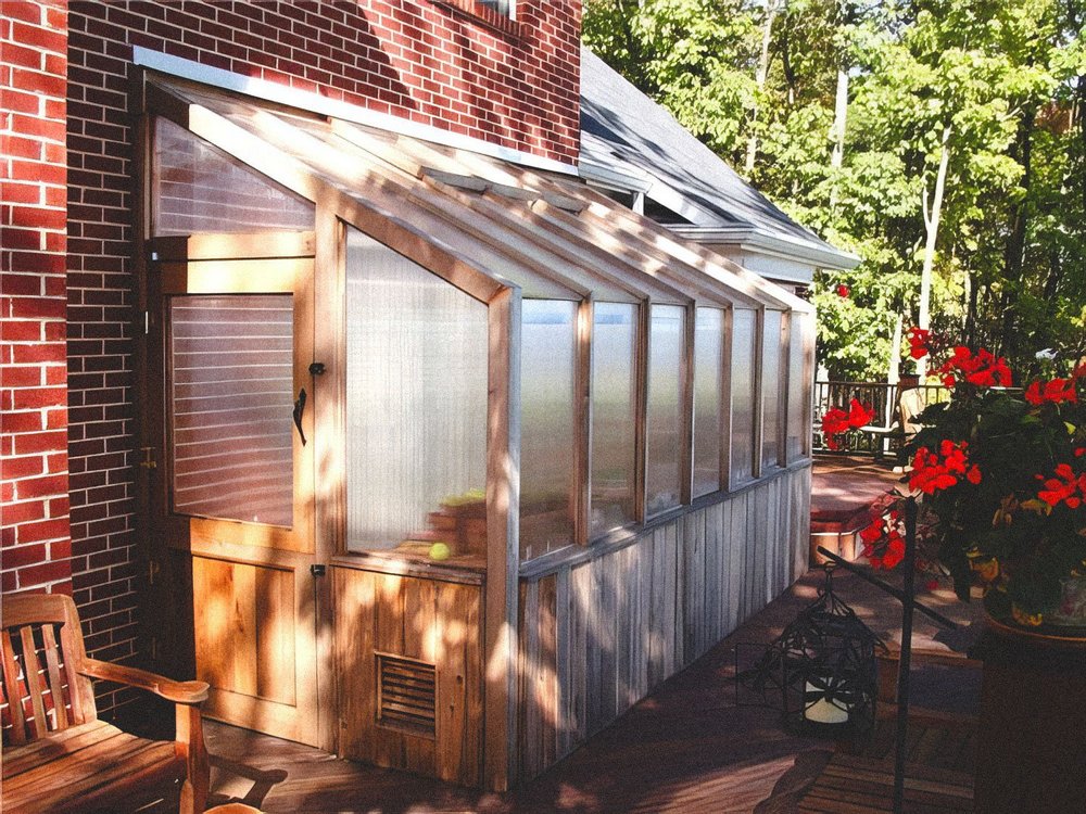 10' Wide Cedar Greenhouse Kits | Cedar-Built Greenhouses — Cedar-Built ...