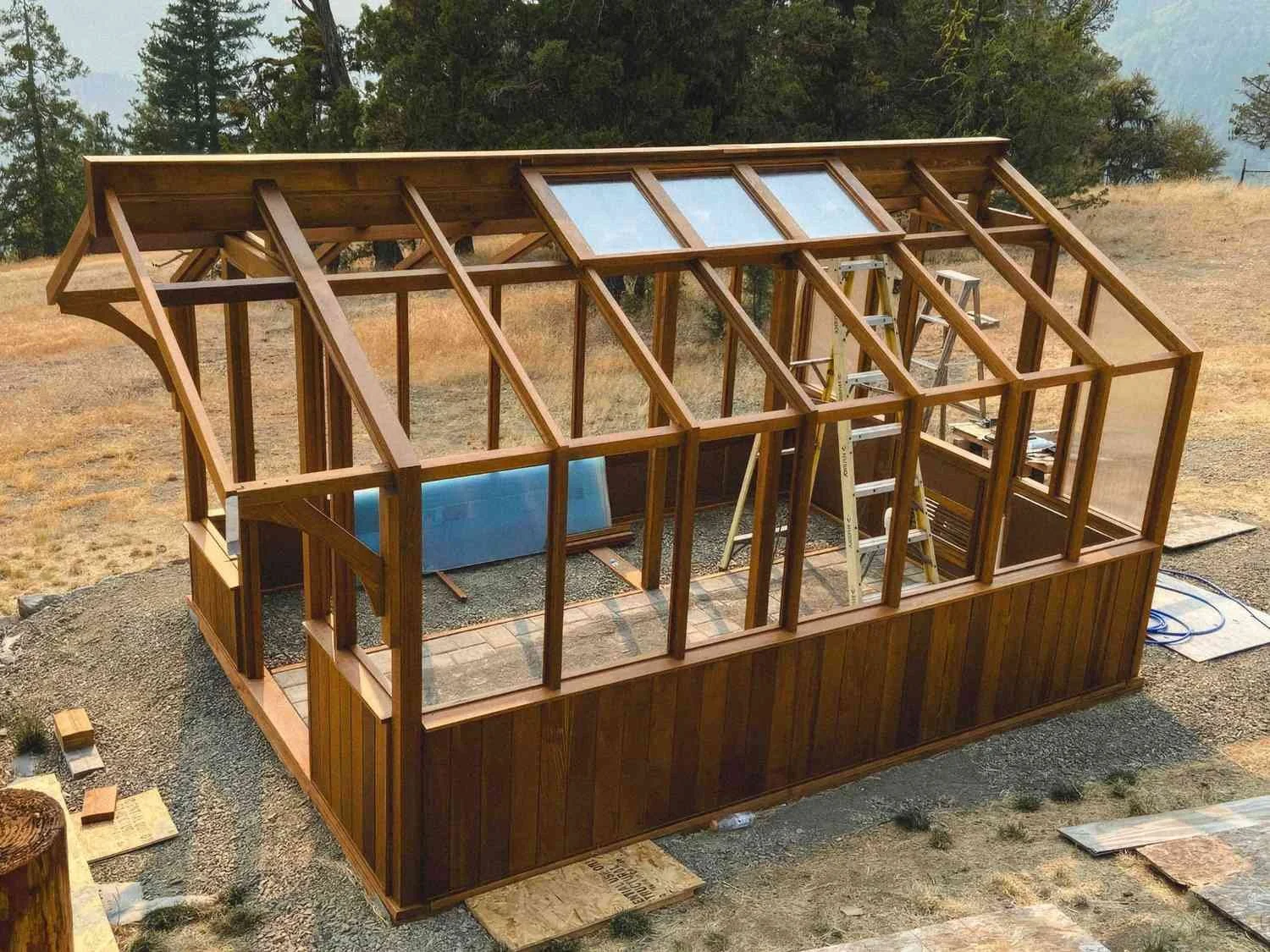 Greenhouse Assembly Process | Cedar-Built Greenhouses — Cedar-Built ...