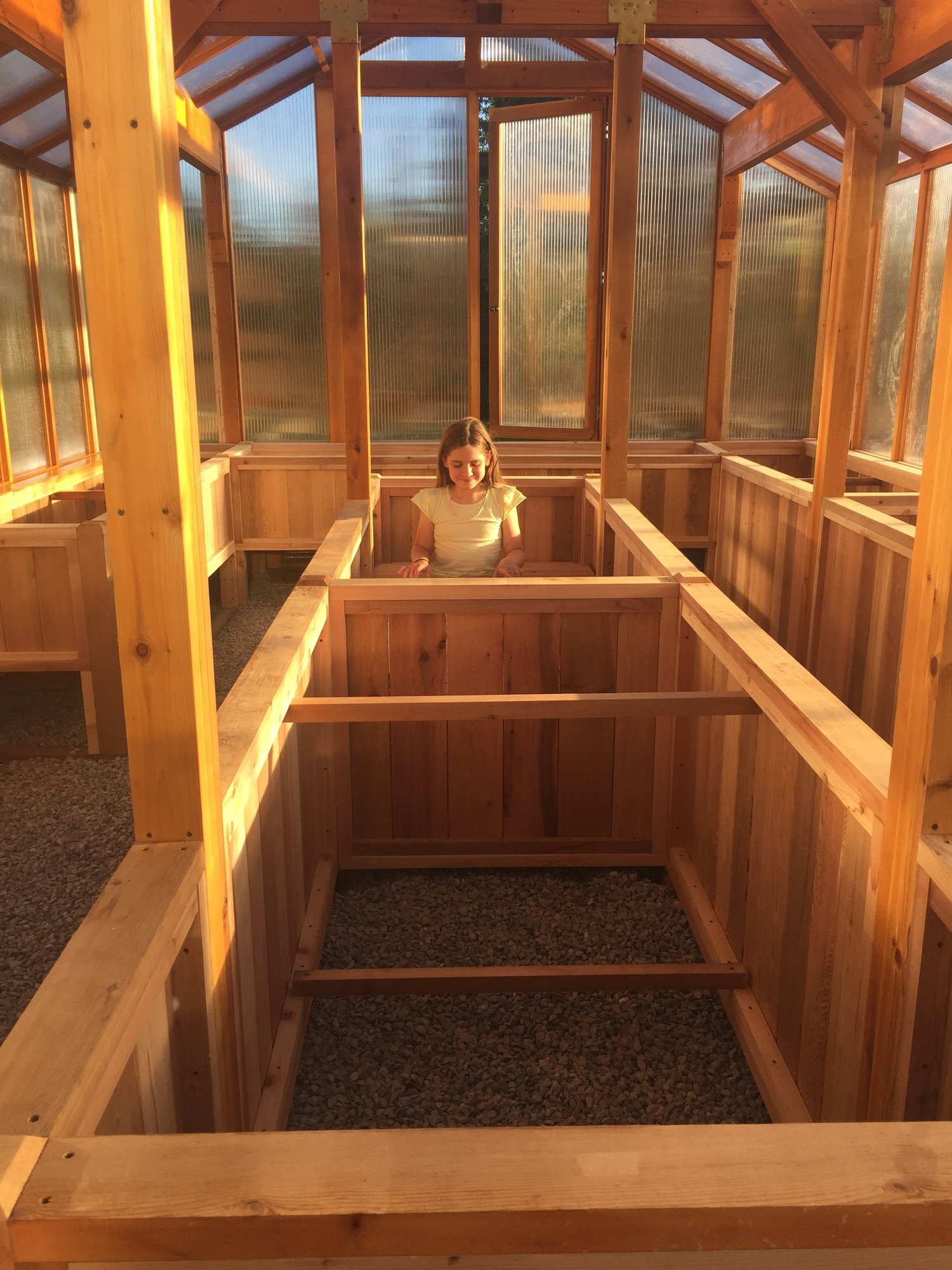 14' Wide Cedar Wood Greenhouse Kits | Built Without Compromise — Cedar ...