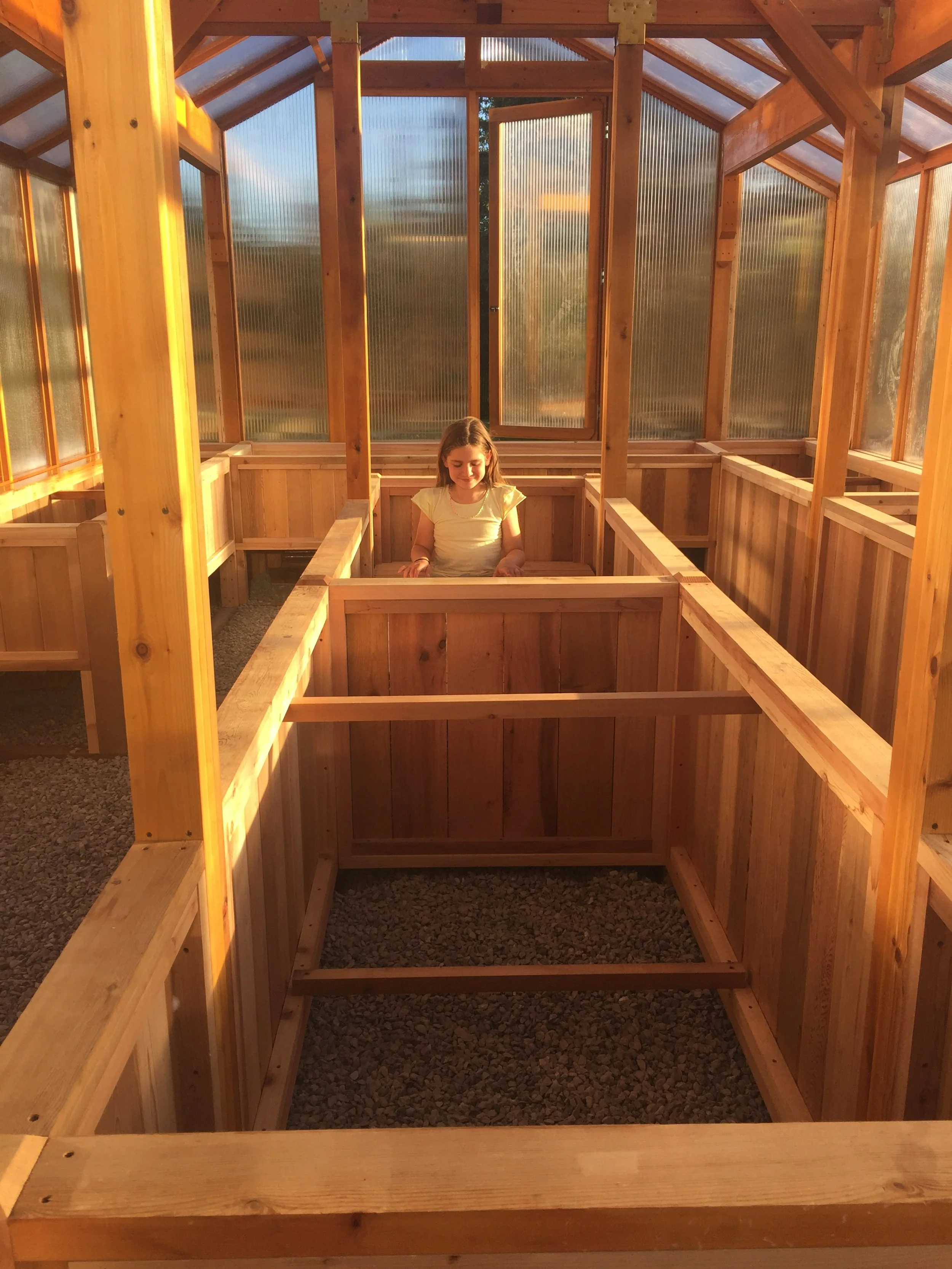 14' Wide Cedar Wood Greenhouse Kits | Built Without Compromise — Cedar ...