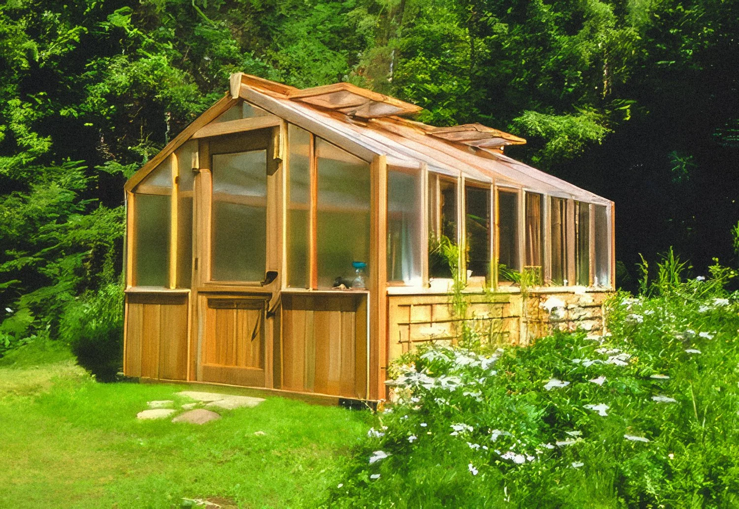 12' Wide Cedar Wood Greenhouse Kits | Grandeur for Your Garden — Cedar ...