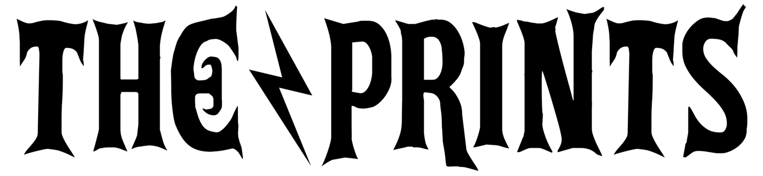 THE PRINTS — EVIL PRINTS @ SPIDERHOLE STUDIO