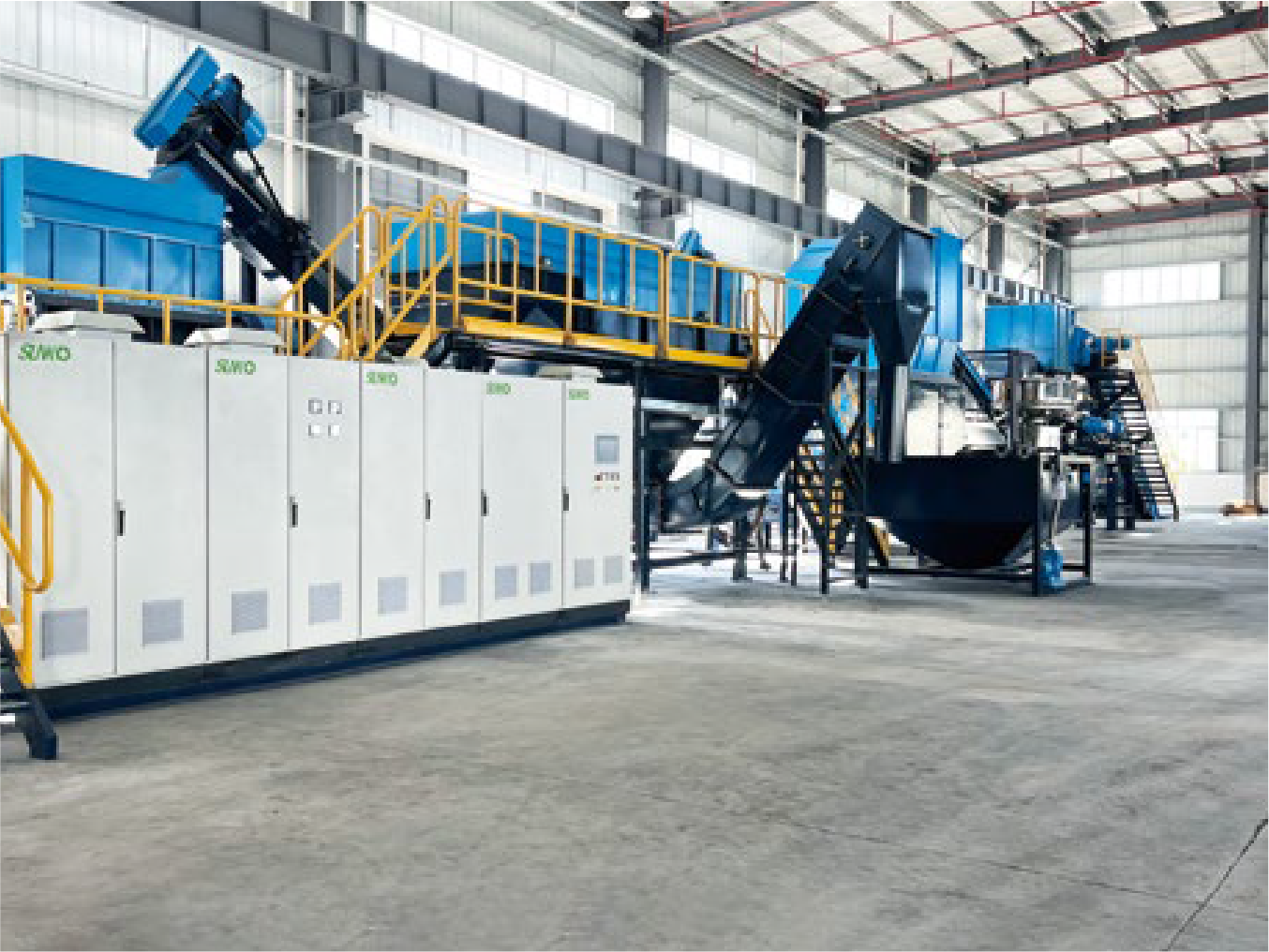Mixed Plastic PE/PP, ABS, &PC Recycling Line — SunKo
