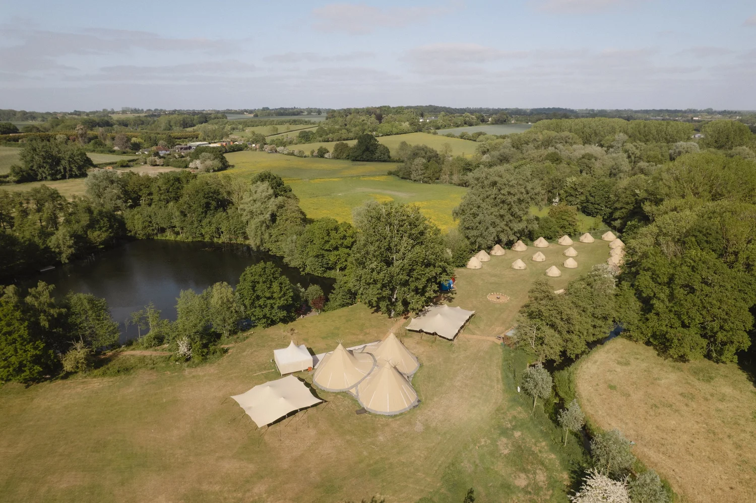 Chalkney Water Meadows Venue — Unique Weddings & Glamping in Essex ...
