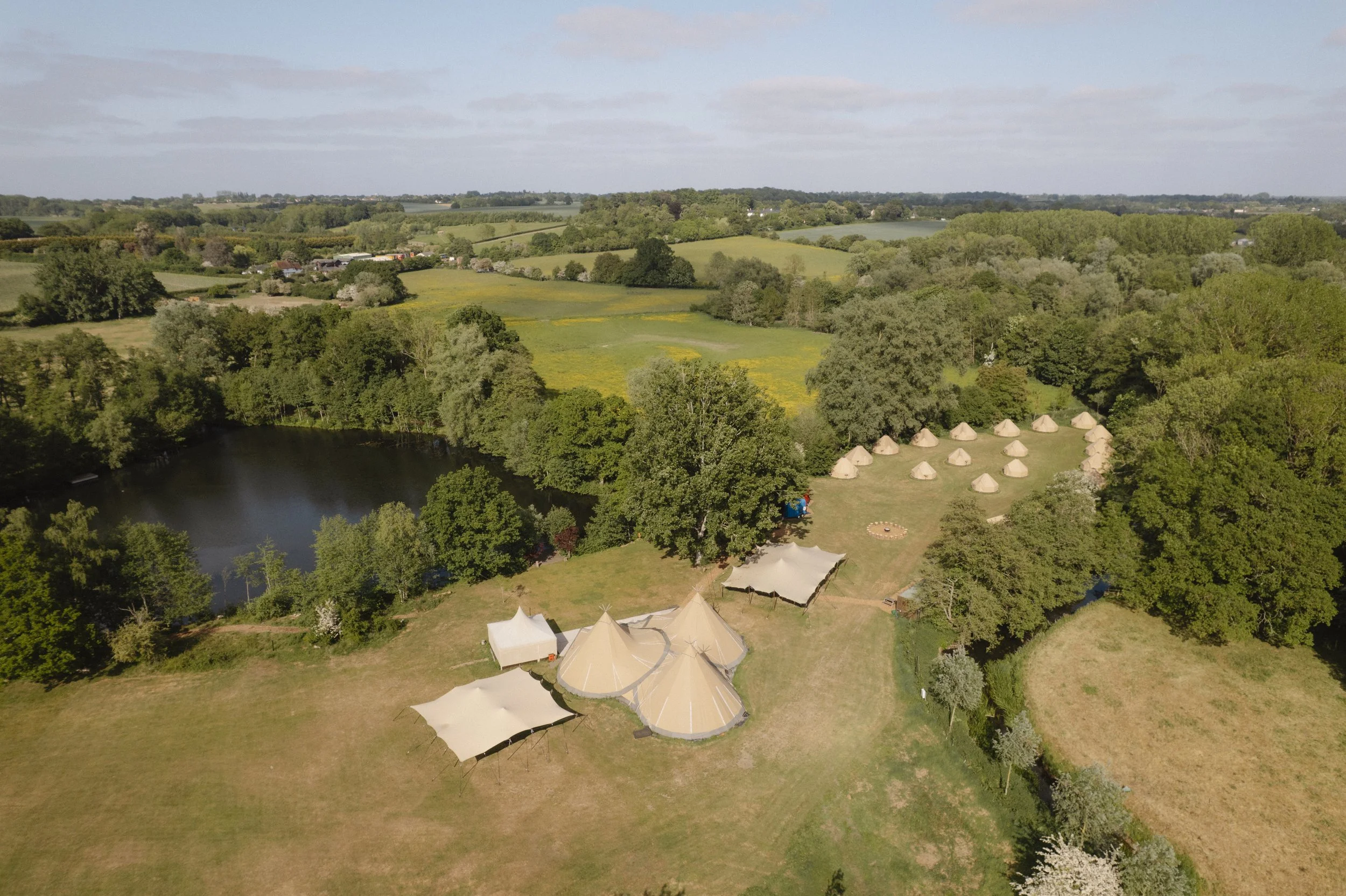 Chalkney Water Meadows Venue — Unique Weddings & Glamping in Essex ...