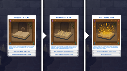 Spellcaster Spellbook Set — Dennerian CC: Maxis Match Custom Content ...
