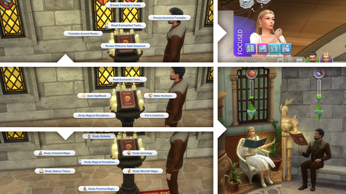 Spellcaster Spellbook Set — Dennerian CC: Maxis Match Custom Content ...