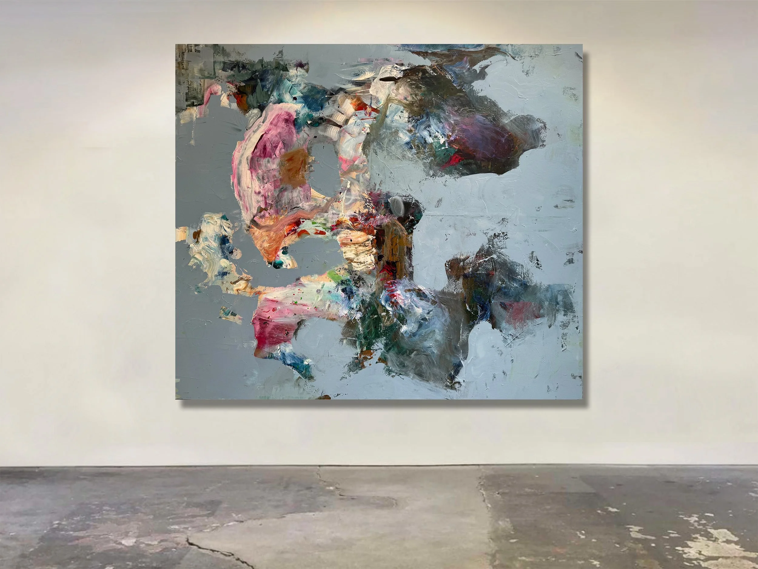 'Bouncing over subtly' (2024) - Contemporary Figurative Expressionist ...