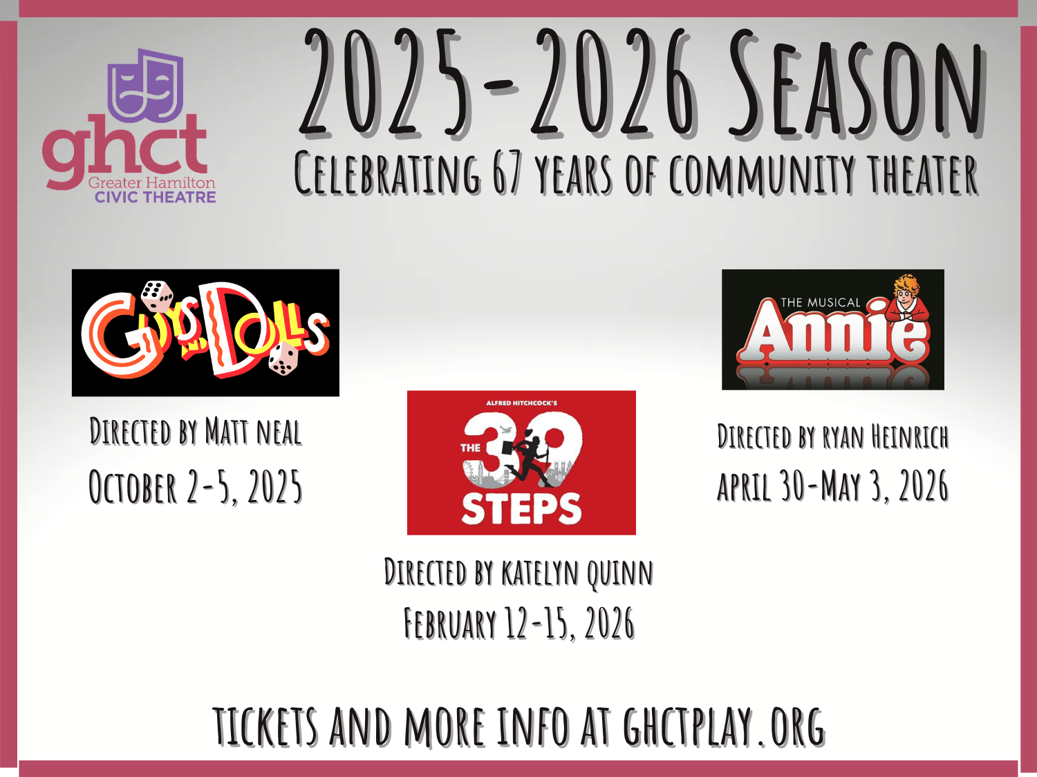 Auditions — Greater Hamilton Civic Theatre